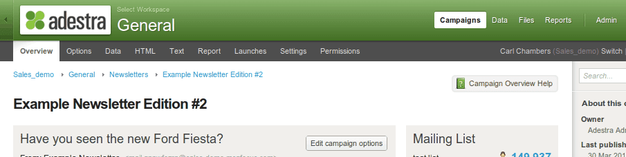 MessageFocus Help Documentation | Adestra