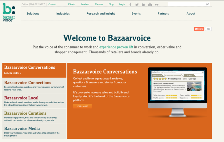 Bazaarvoice - Clickability