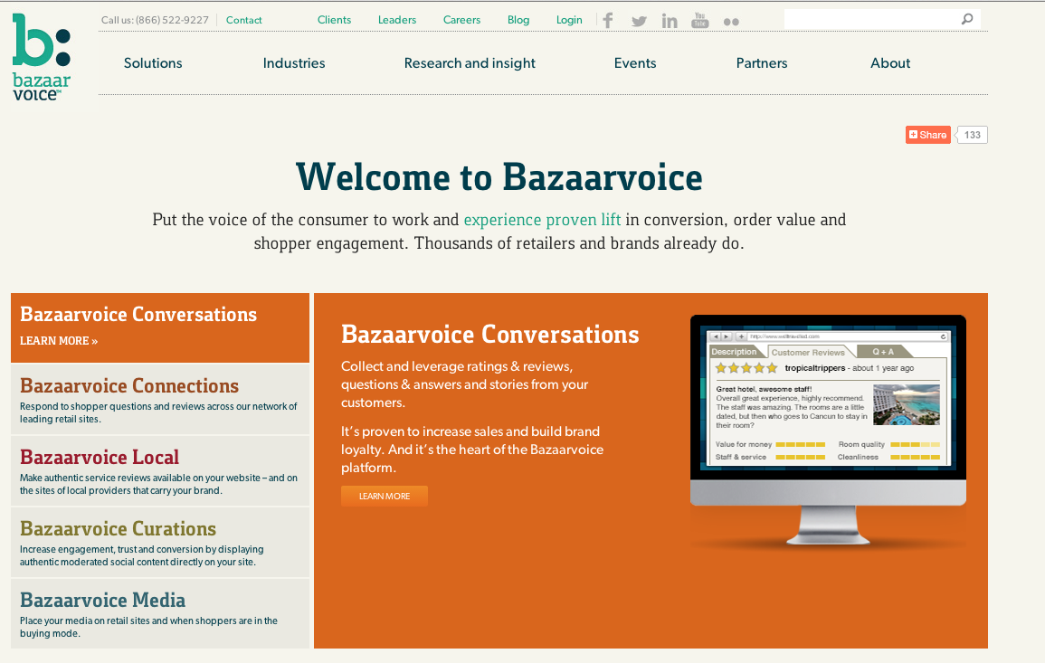 Bazaarvoice - Clickability
