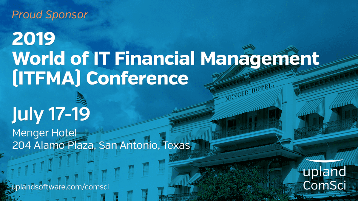 2019 World of IT Financial Management (ITFMA) Conference - ComSci