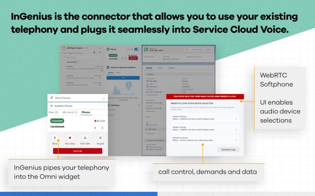 Salesforce Service Cloud Voice for Partner Telephony is HERE! - InGenius