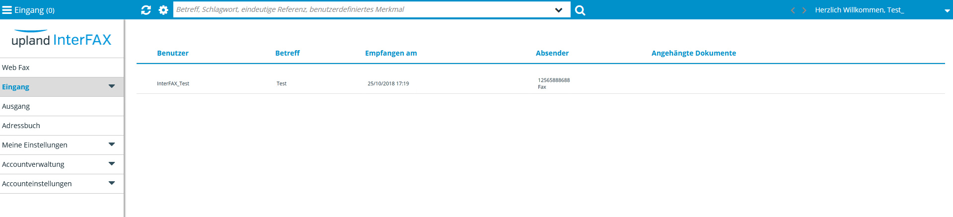 Internet-Fax | Erste Schritte | Faxe am PC empfangen