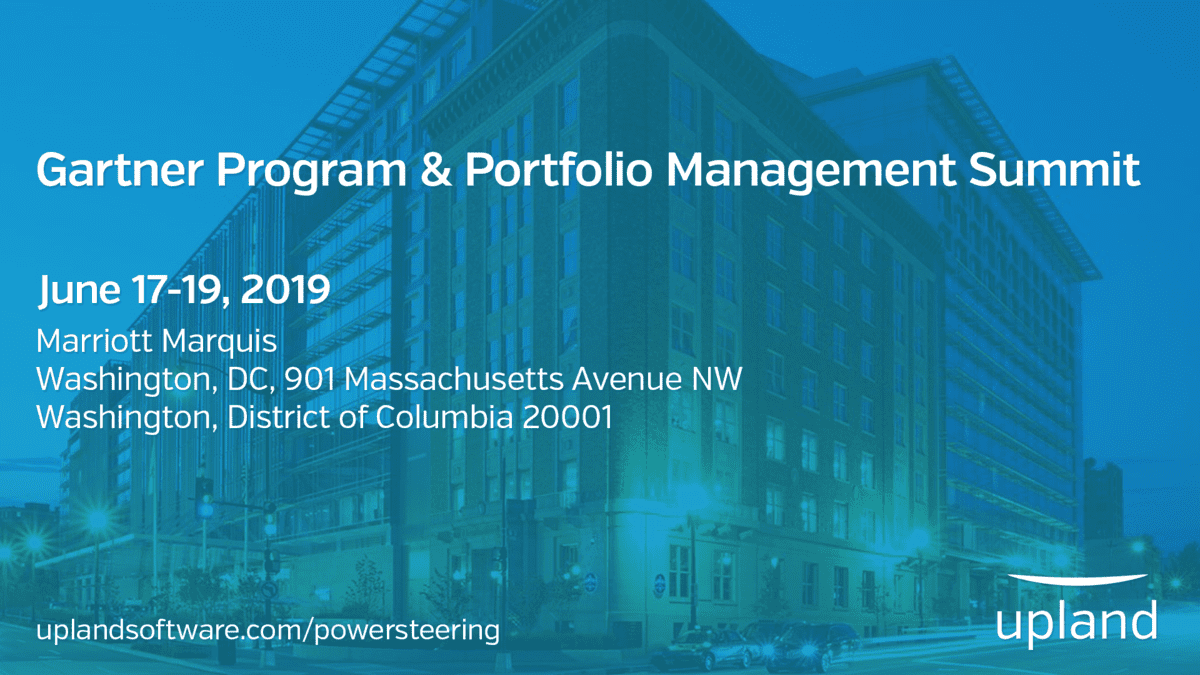 Gartner Program & Portfolio Management Summit 2019 (North America ...