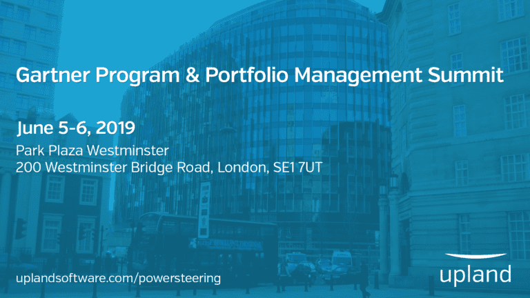 Gartner Program & Portfolio Management Summit 2019 (Europe) - PowerSteering