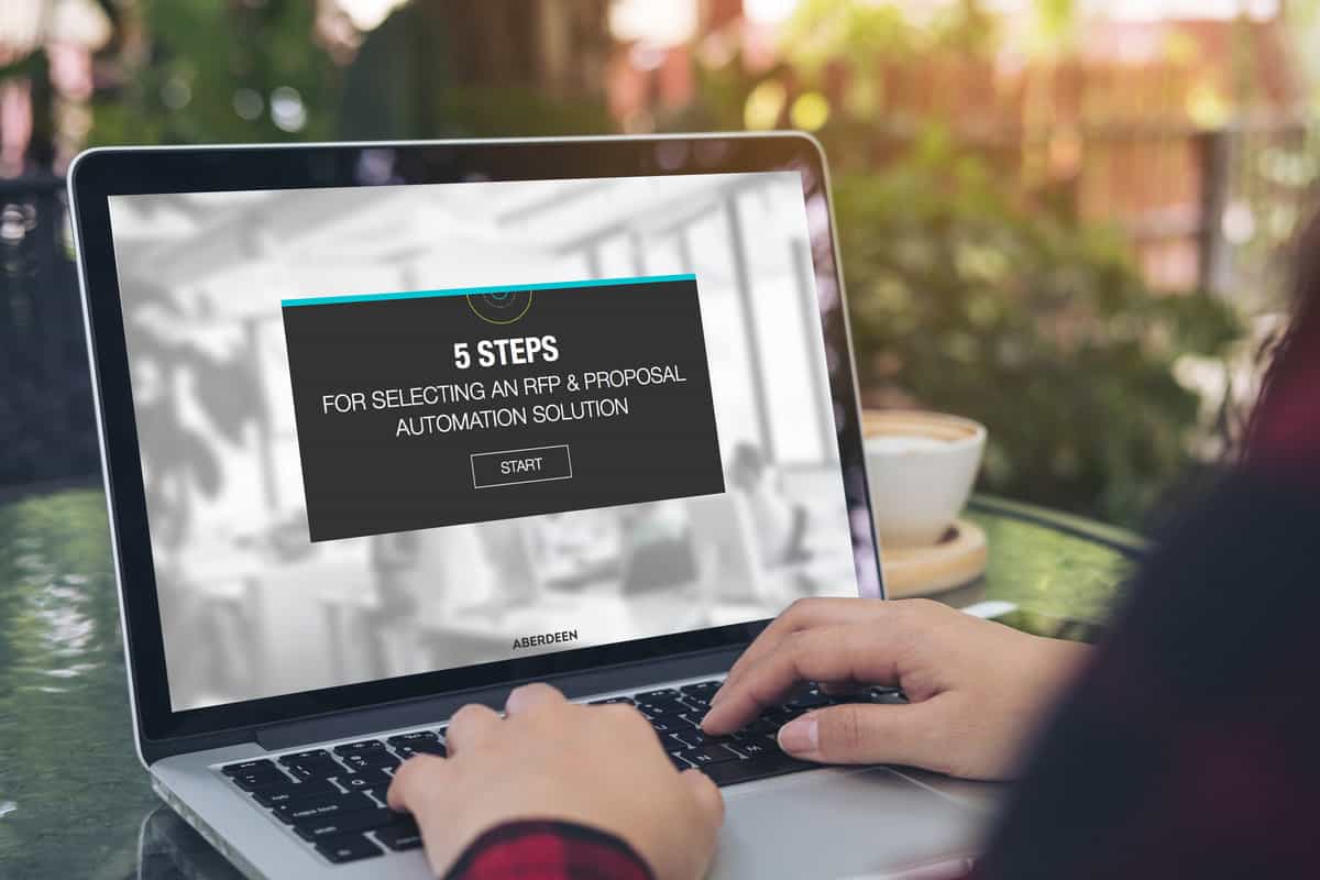 Picking an RFP & Proposal Automation Solution: Aberdeen Guide